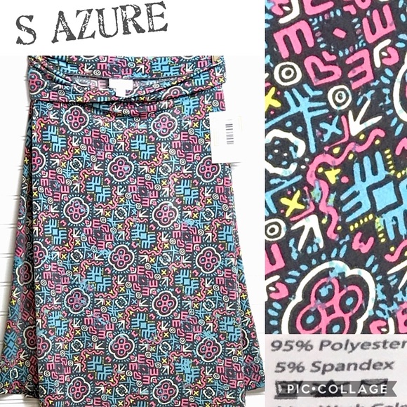 LuLaRoe | Skirts | Nwt S Lularoe Azure Small | Poshmark